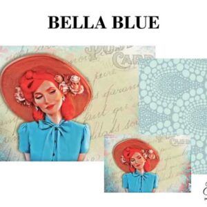 BELLA BLUE Decoupage Paper Pack, 3 sheets
